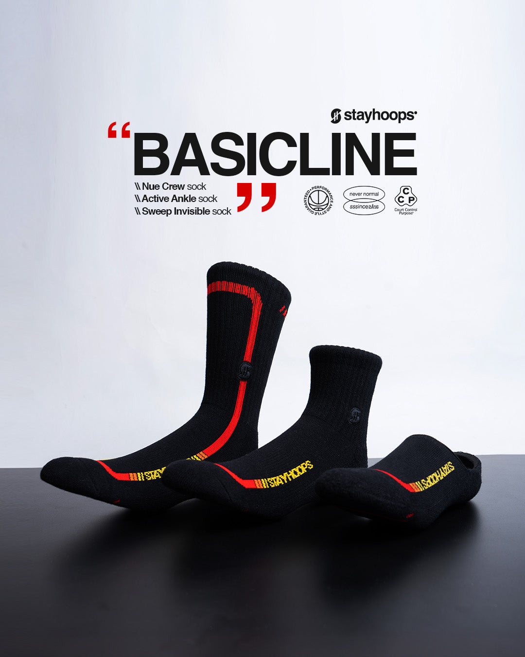 Stayhoops. Socks. Accessories. Sports Fashion. Never normal since 2k16