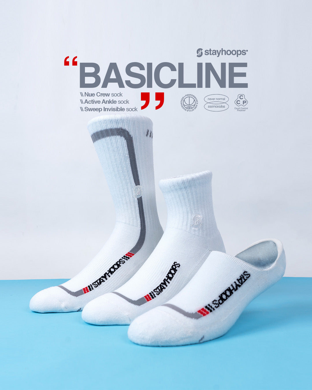 Stayhoops. Socks. Accessories. Sports Fashion. Never normal since 2k16